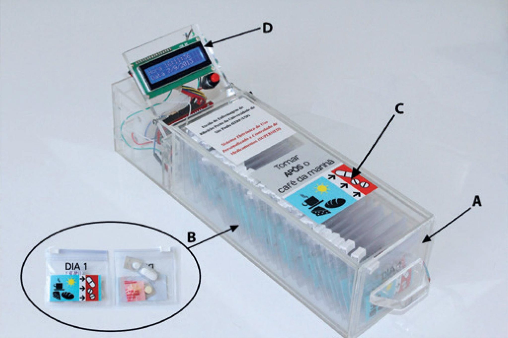 The use of an electronic medication organizer device with alarm to ...